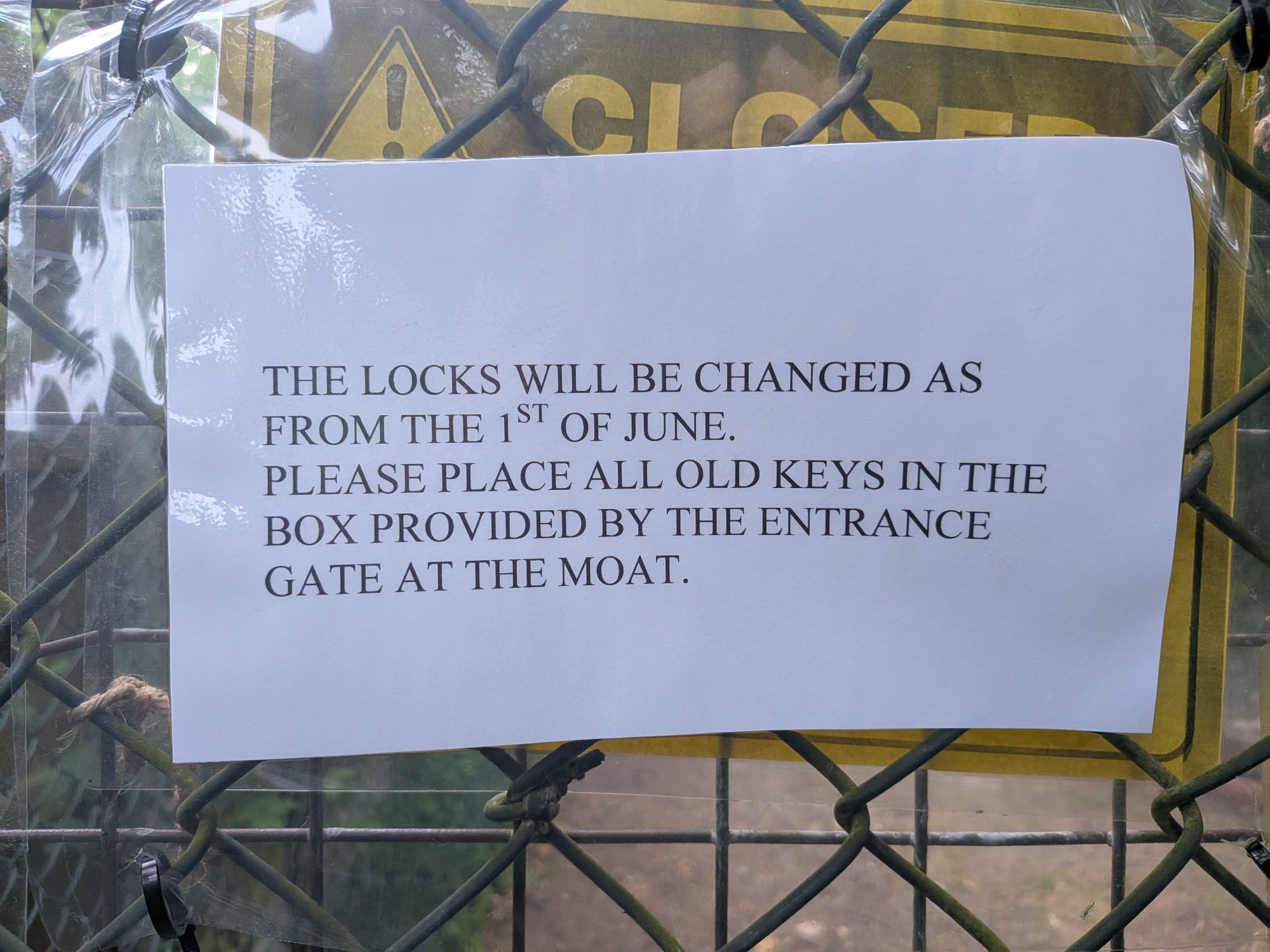 Lock change 1st June – Basildon and district angling society